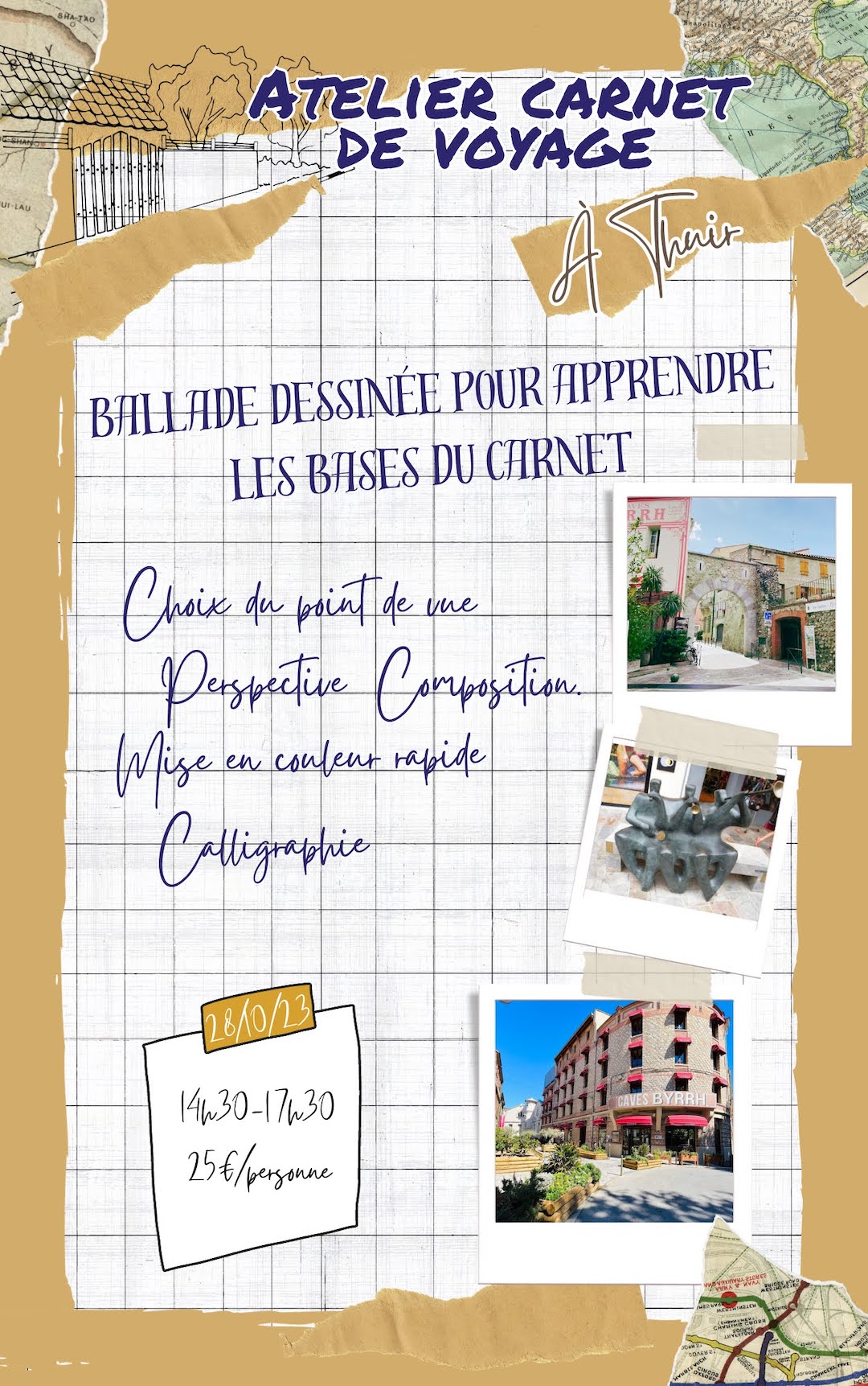 Atelier Carnet de Voyage - La Belle Plume